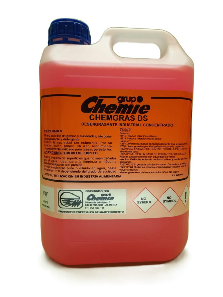 Desengrasante industrial concentrado CHEMGRAS DS | Grupo Chemie
